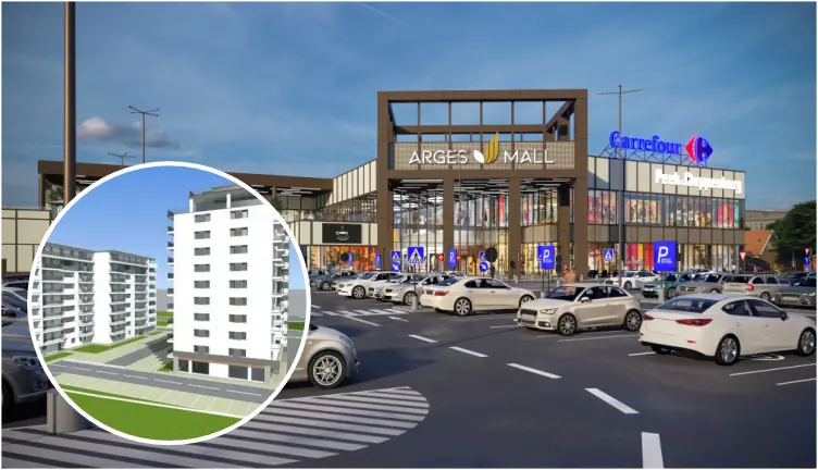 Exclusiv! Apare un complex cu blocuri de 8 etaje lângă Argeș Mall ...