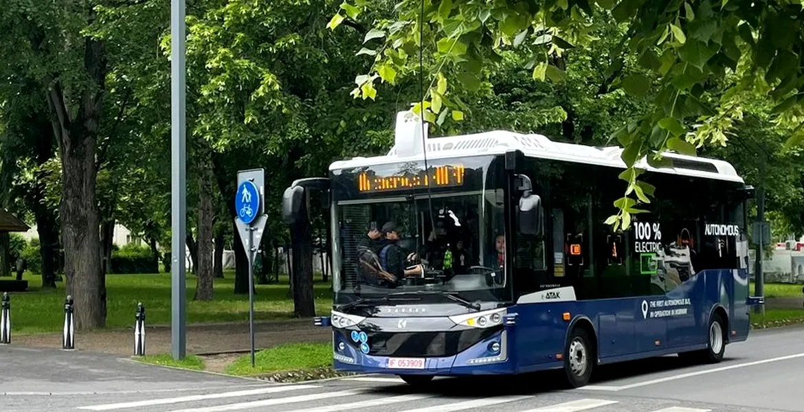 Premieră în România! Primul autobuz fără șofer a fost testat în oraș ...